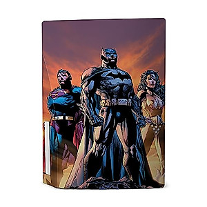 Head Case Designs Officially Licensed Justice League DC Comics Icons Trinity Comic Book Covers Vinyl Faceplate Sticker Gaming Skin Decal Cover Compatible with PS5 Disc Console & DualSense