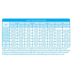 i play. by green sprouts Boys' Reusable Swim Diaper, Light Aqua Sea Friends, 5T