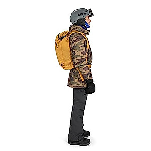 Osprey Soelden 22L Men's Ski and Snowboard Backpack, Artisan Yellow
