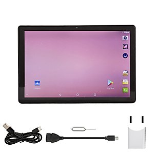 Naroote 10 Inch Tablet, 4G Calling Tablet 5MP Front 8MP Rear 2.4G 5G WiFi US Plug 100-240V Octa Core CPU for Android11 for Reading (US Plug)