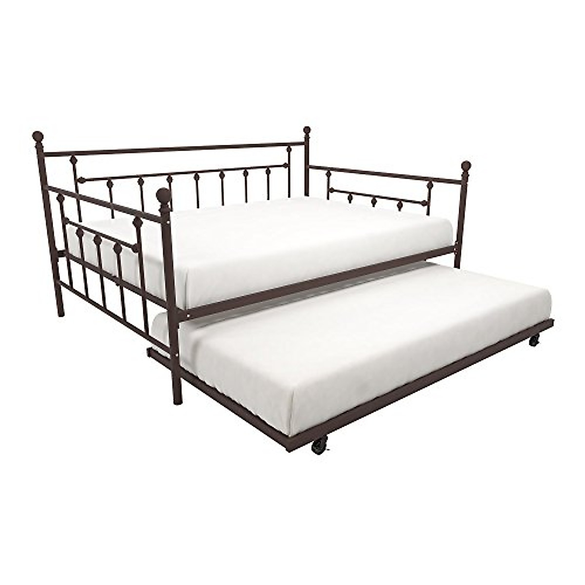 DHP Manila Metal Full Size Daybed and Twin Size Trundle (Bronze)