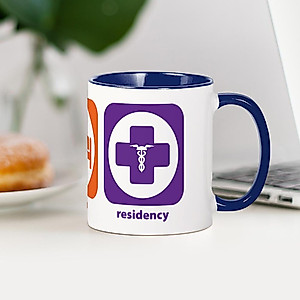 CafePress Eat Sleep Residency Mug Ceramic Coffee Mug, Tea Cup 11 oz