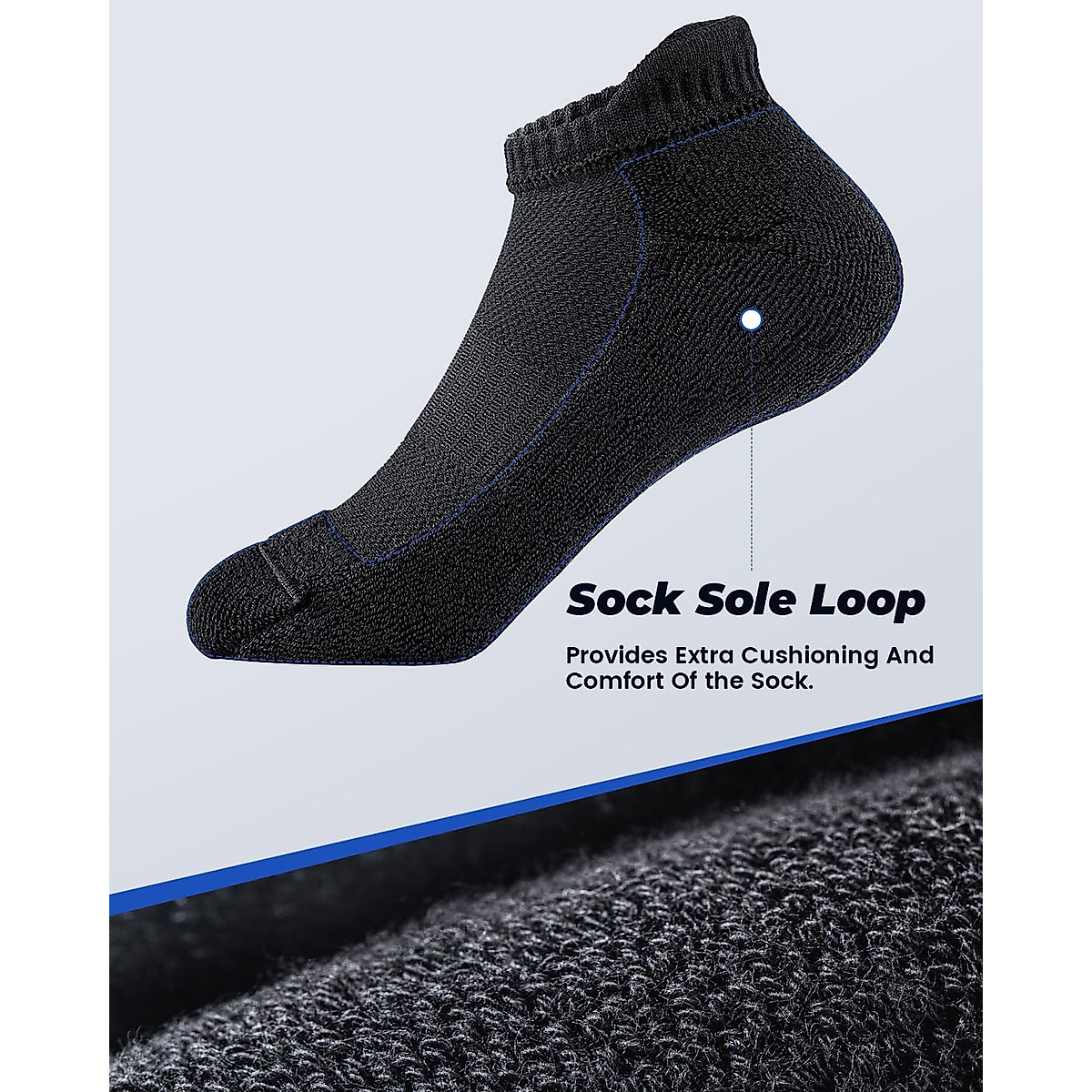 IDEGG 8 Pairs Ankle Performance Athletic Running Socks Low Cut Sports Tab Socks for Women and Men