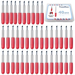 THANMAO 40 Pcs Replacement Blades Compatibility with Explore Air 2/Air 3 /Maker/Maker 3/Expression. 45 Degre Standard Cutting Replacement Blades