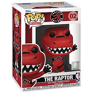 POP NBA Mascots: Toronto - Raptor Funko Pop! Vinyl Figure (Bundled with Compatible Pop Box Protector Case) Multicolored 3.75 inches