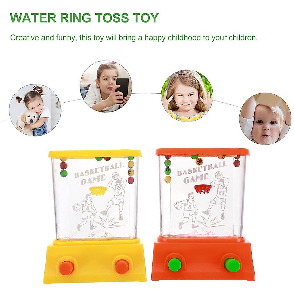 ibasenice 12 Pcs Waterplane Kids Water Ring Toss Toy Decompression Toy Water Toss Ring Toys Water Ring Playthings Kid Toy Water Ring Toy Water Ring Toss Toys Children Toy Toy