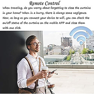 Smart Curtain Switch, 2.4Ghz WiFi Switch Works with Alexa and Google Home, App Remote Control and Voice Control, Device Sharing and Timer Function, ETL&FCC Certified, Neutral Wire Required, 2 Packs
