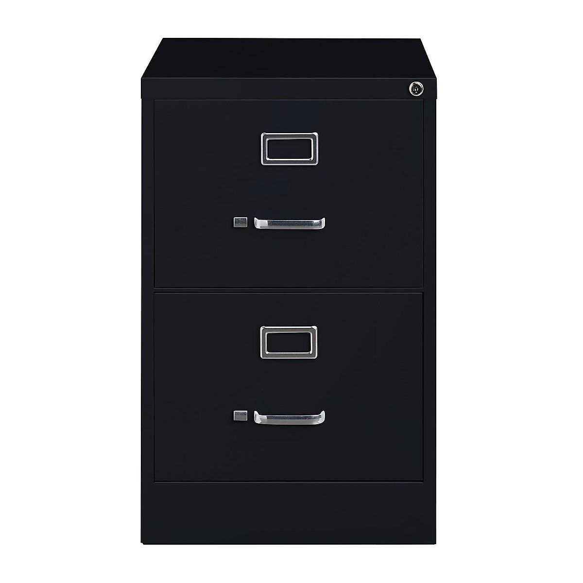 Hirsh Industries 25" Deep Vertical File Cabinet 2-Drawer Legal Size, Black, 14413