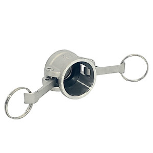 VARMHUS Trash Pump Adapter Dust Cap/Dust Cover,Type DC Cam and Groove Hose Pipe Fitting Coupler,Stainless Steel 316 (3/4")