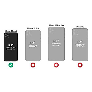 OtterBox Symmetry Clear Series, Clear Confidence for Apple iPhone 12 Mini - Plastic - Shock-Absorbent - Clear