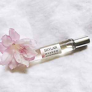 Meadow Perfume By Skylar - Travel-Sized Rollerball - Paraben-Free, Phthalate-Free, Vegan, and Cruelty-Free Fragrance - Floral, Chic, Beautiful - With Notes of Rose and Tuberose (10mL / 0.33 fl oz)