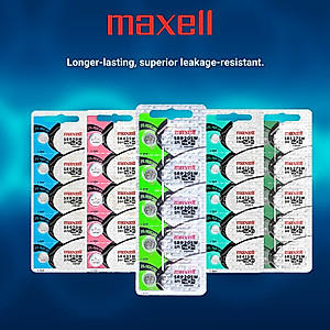 Maxell Hologram SR920SW (371) 1.55 Volt Silver Oxide Watch Battery, On Tear Strip