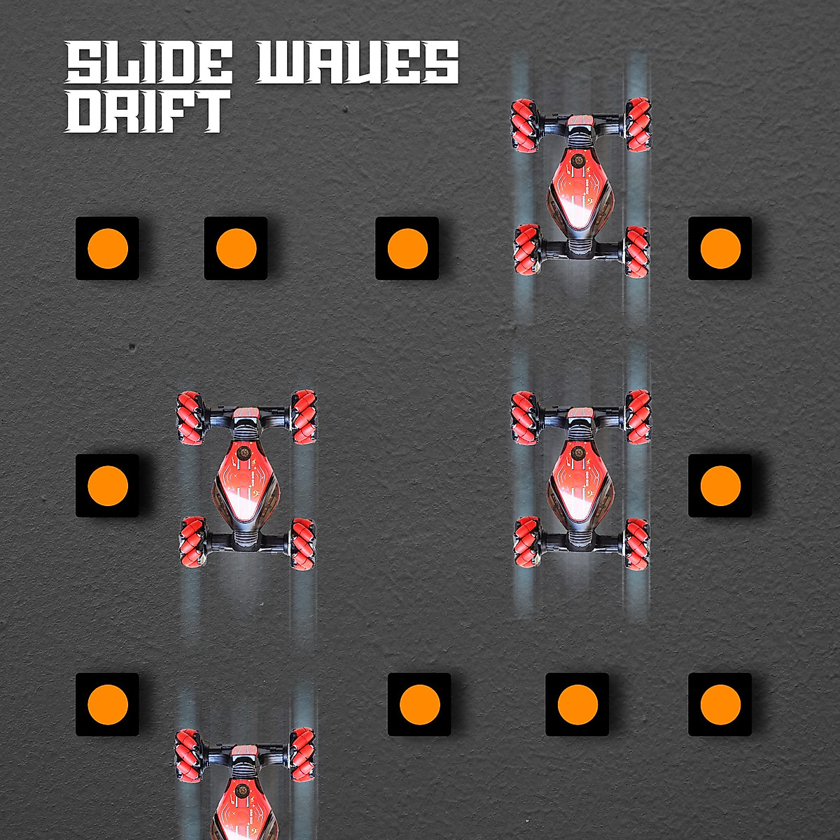 AAA777USA Remote Control Stunt Car with Gesture Control, Off-Road Drift Stunt Twist Car with 360 Degree Slips & Flips RC Toys for Kids and Adults – Birthday Gifts for Kids (Big Size)