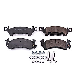 Power Stop 17-052, Z17 Front Ceramic Brake Pads with Hardware [Model Specific]
