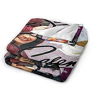 Uilove Selena Quintanilla Fleece Blanket Soft Cozy Throw Blanket Flannel Blankets for Couch Bed Living Room 50X40 Inch
