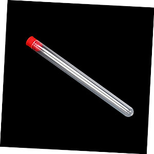 10 Pcs Organizer Craft Storage Containers Storage Container for Small Parts Clear Jar Sewing Tube Bottles for Beads Torage Desktop