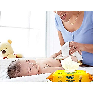 Ricitos de Oro Baby Wipes Baby Wipes with Chamomile Extract and Aloe Vera 80 cont.