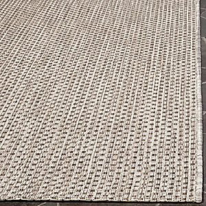 SAFAVIEH Courtyard Collection Runner Rug - 2'3' x 10', Beige & Brown, Non-Shedding & Easy Care, Indoor/Outdoor & Washable-Ideal for Patio, Backyard, Mudroom (CY8521-36312)