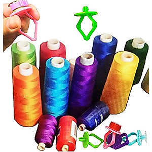 PeavyTailor 20pcs Bobbin Buddies Bobbin Holder Clamp Thread Organizer for Brother Sewing Machine #4