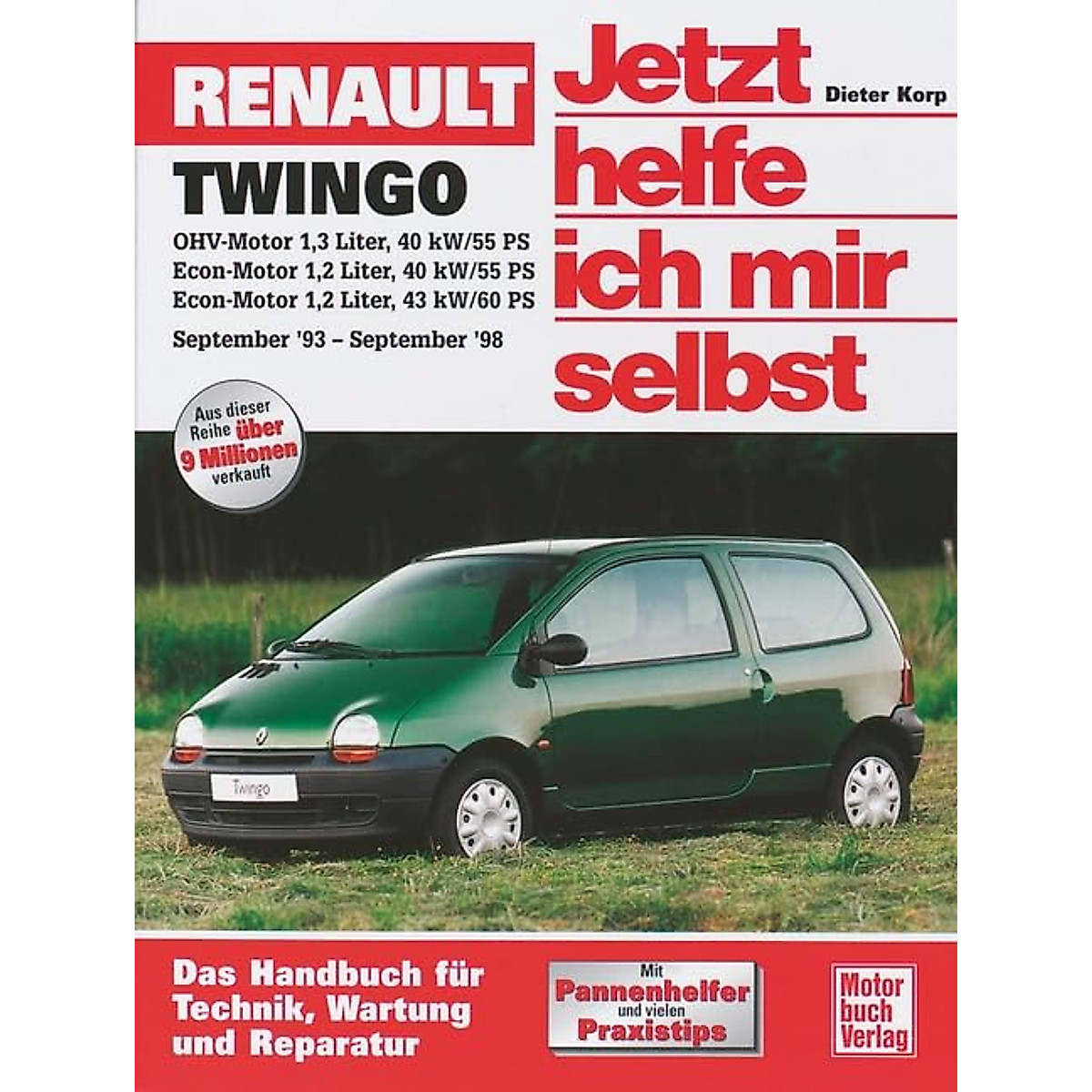 Renault Twingo. Jetzt helfe ich mir selbst: OHV-Motor 1,3 Liter, 40 kW/55 PS. Econ-Motor 1,2 Liter, 40 kW/55 PS. Econ-Motor 1,2 Liter, 43 kW/60 PS. ... Mit Pannenhelfer und vielen Praxistips