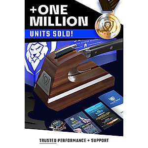 Dalstrong Meat Chopper Axe - 8 inch - Heavy-Duty Giftable Butcher Cleaver Knife - The Punisher - Gladiator Series Elite R - Black G10 Handle - Stand and Sheath