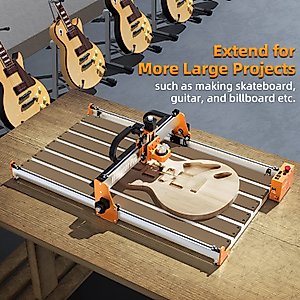 FoxAlien Masuter Pro CNC Router Machine with 40x80cm Extension Kit for Working Area Extend