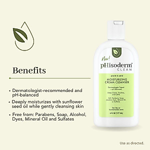 Phisoderm® Clean Moisturizing Cream Cleanser - 6 Fl Oz