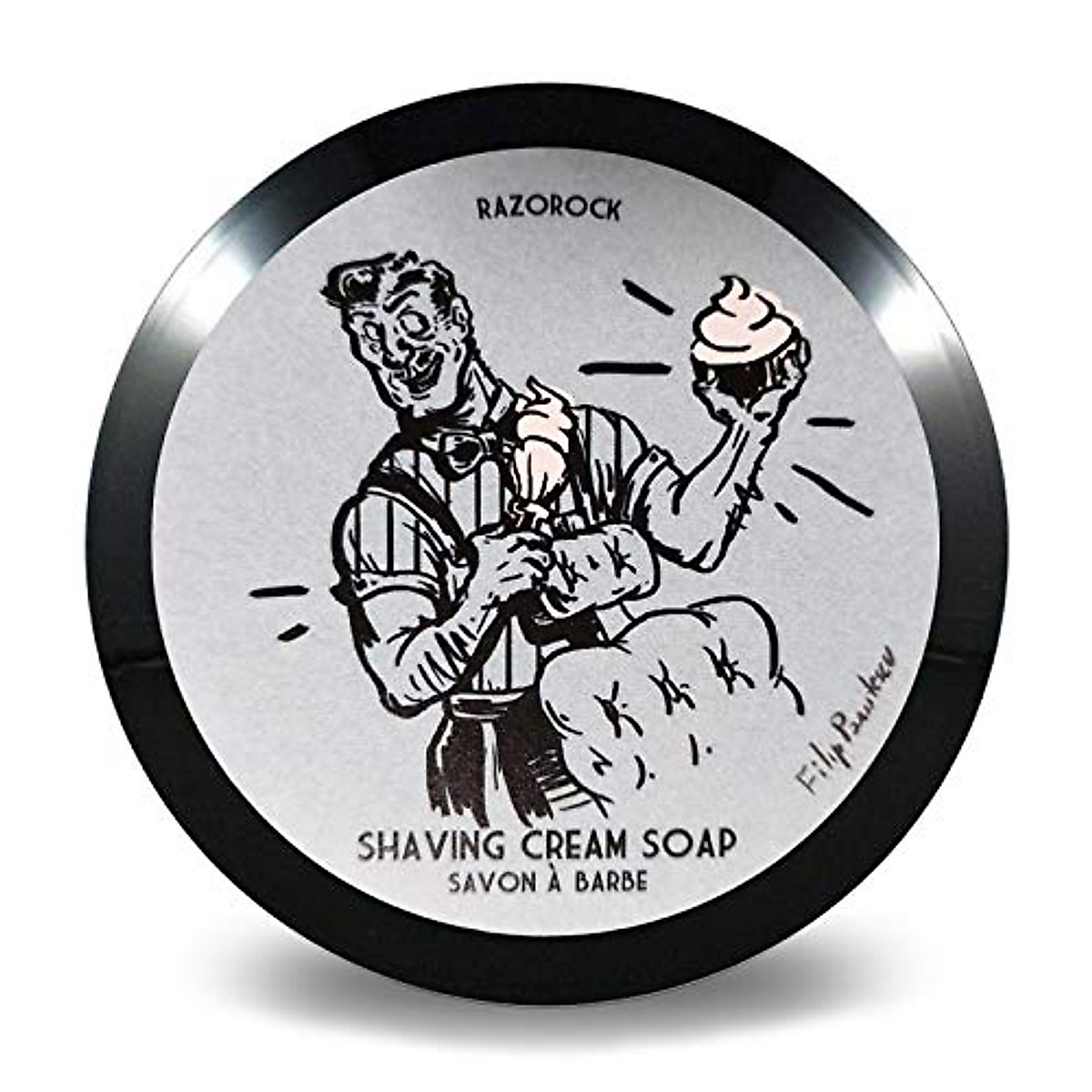 RazoRock BLUE BARBERSHOP Shaving Cream Soap
