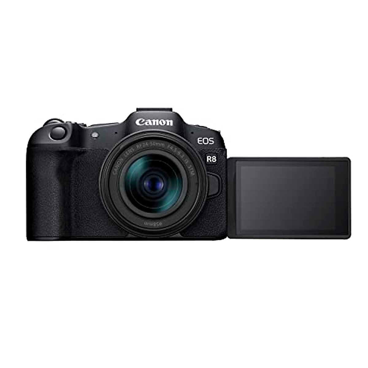 Canon EOS R8 Full-Frame Mirrorless Camera w/RF24-50mm F4.5-6.3 is STM Lens, 24.2 MP, 4K Video, DIGIC X Image Processor, Subject Detection & Tracking, Compact, Smartphone Connection, Content Creator