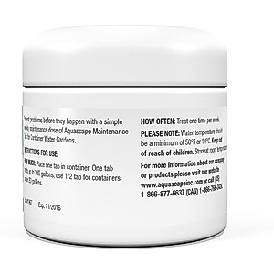 Aquascape 40004 Container Water Garden and Pond Maintenance Treatment, 36 Tabs