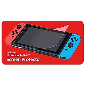 Nintendo Switch Console + Essential Gamer Gear Bundle with RDS Game Traveler Deluxe Travel Case and Turtle Beach Recon 50 Headset (US Warranty, 64GB SD Card Bundle, Neon)