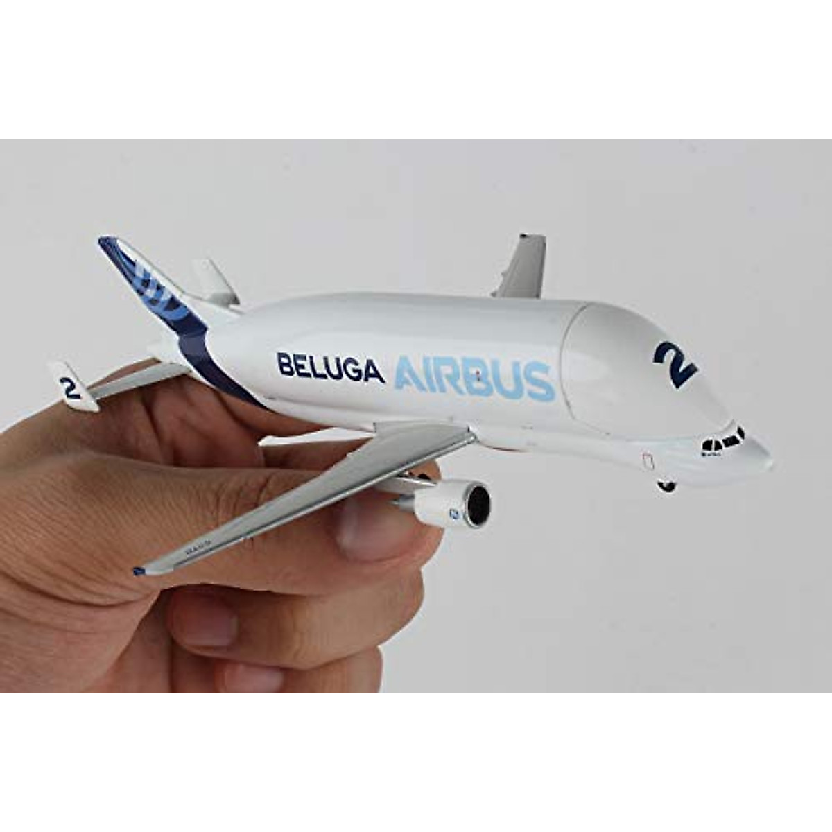 Daron Postage Stamp Airbus House A300-600ST Beluga #2 1/400