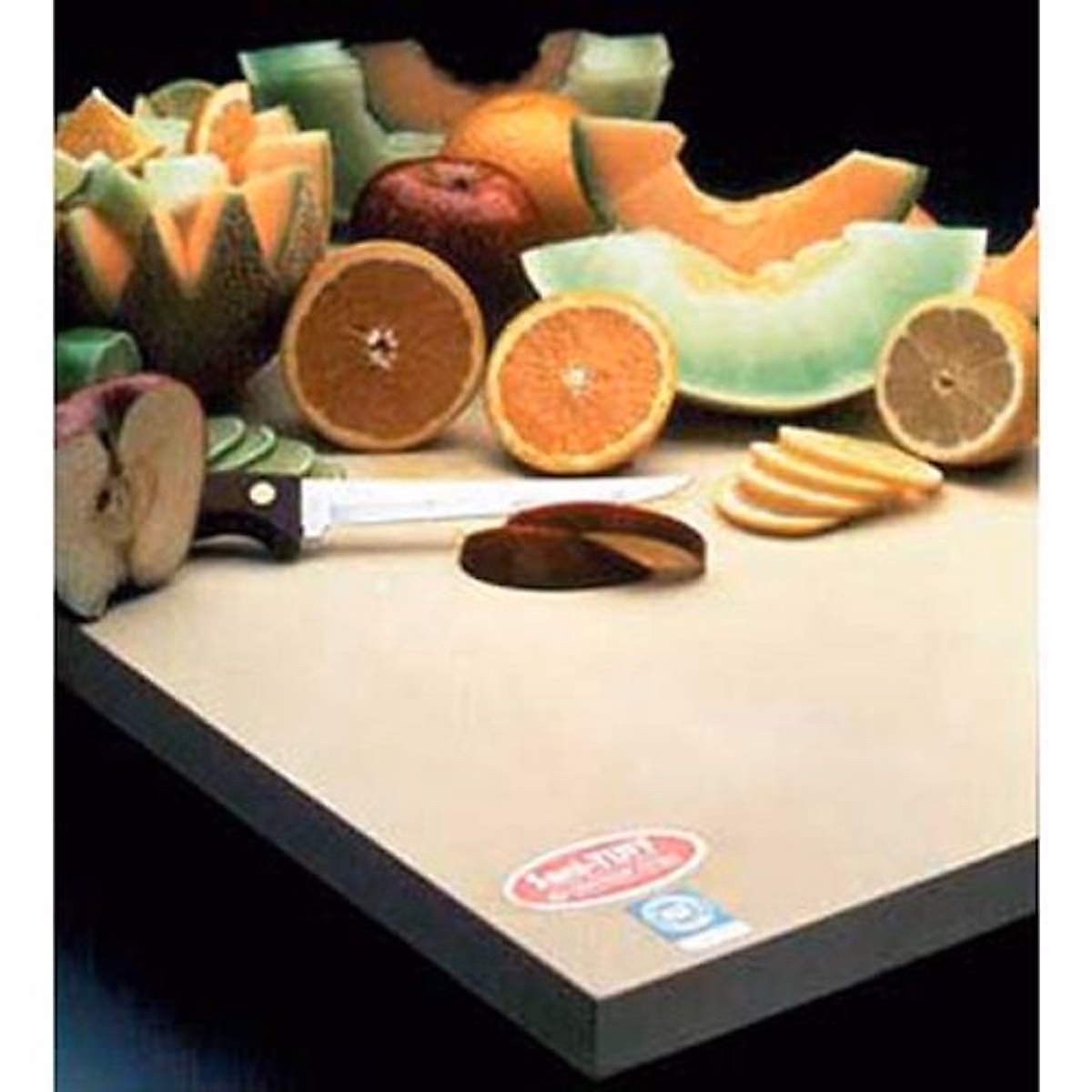Teknor Apex 157651 Restaurant Rubber Cutting Board 12"Wx18"D, 3/4" Thick