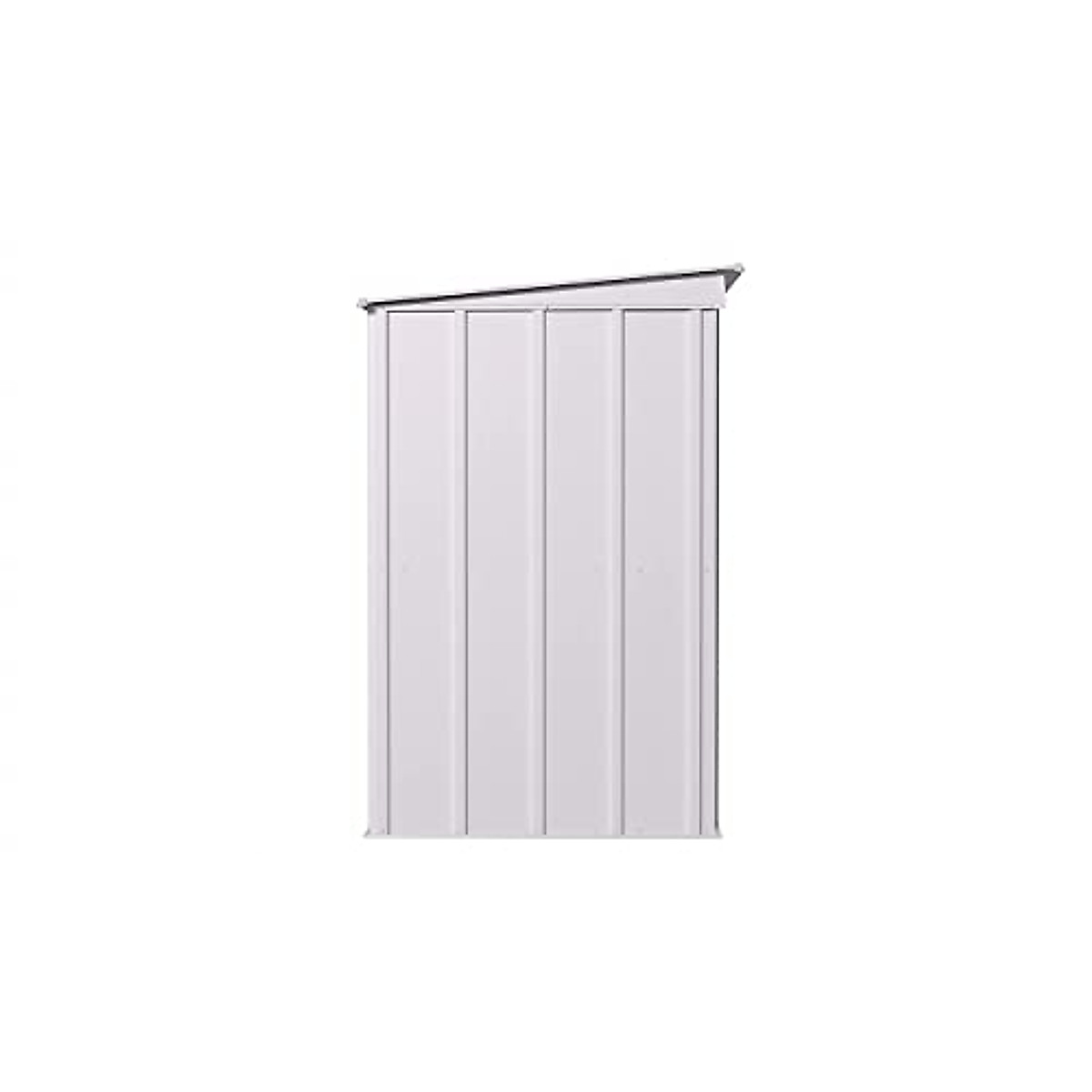 Arrow Classic Steel Storage Shed, 6x4, Flute Grey