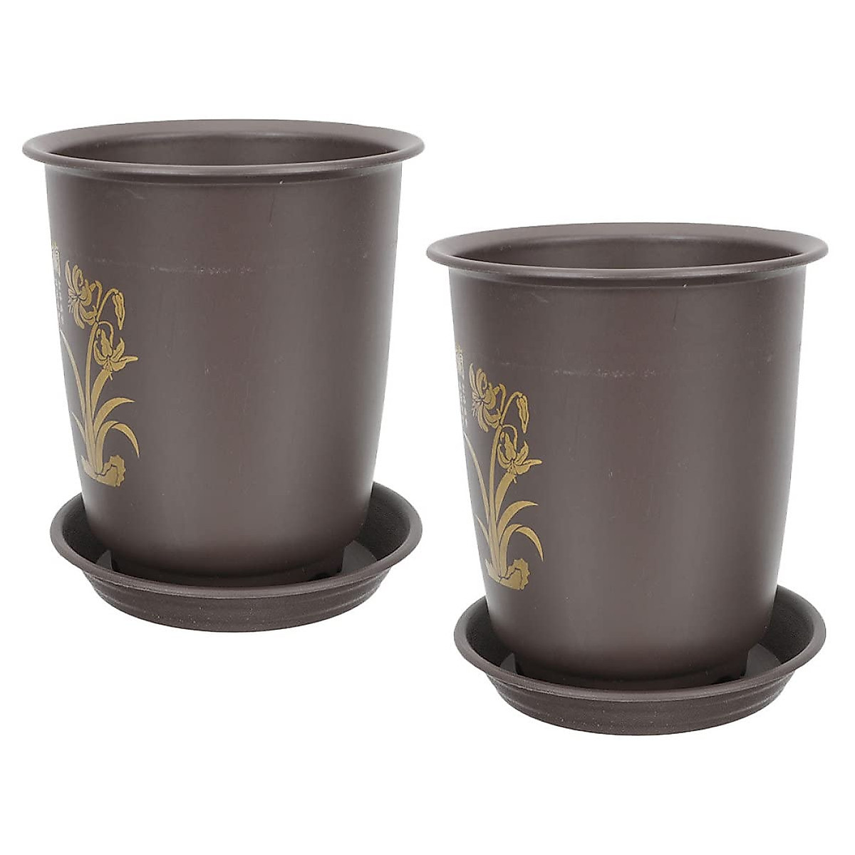 Happyyami 4 Sets Flowerpot Orchid Pot Imitation Porcelain Planter Cactus Pots Indoor Plant Pot Plastic Succulent Pot Pottery Ventilation Orchid Planters Orchids Flower Pots Breathable Bonsai