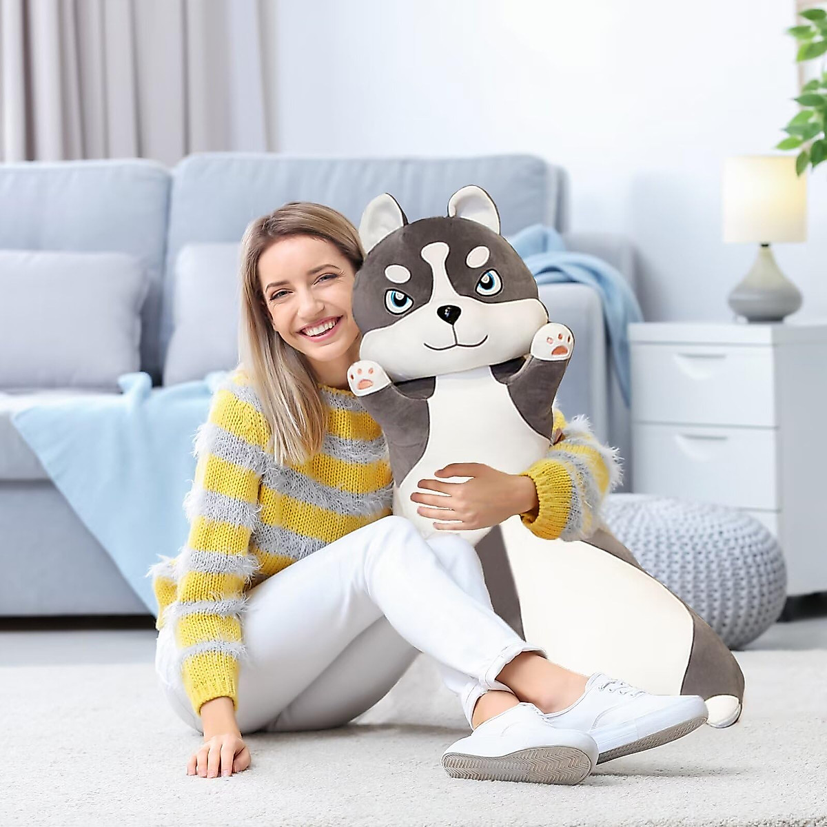 GHTMONY Koala Stuffed Animal Cute Plushies Long Body Pillow for Kids - Kids Body Pillow Long Koala Plush Gifts for Birthday, Christmas, Cuddle Pillow for Hugging, Clamping