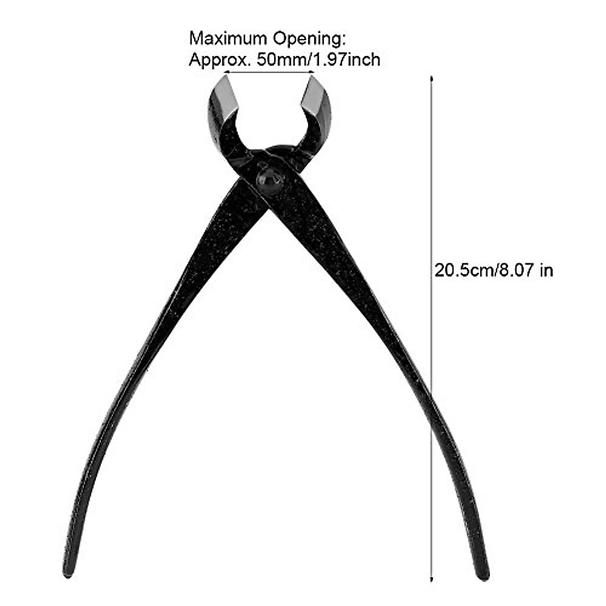 Trunk Splitter Bonsai Tools,205mm,Professional Garden Branch Cutter Beginner Bonsai Tools,Zinc Alloy Round,Trunk Splitter Scissors