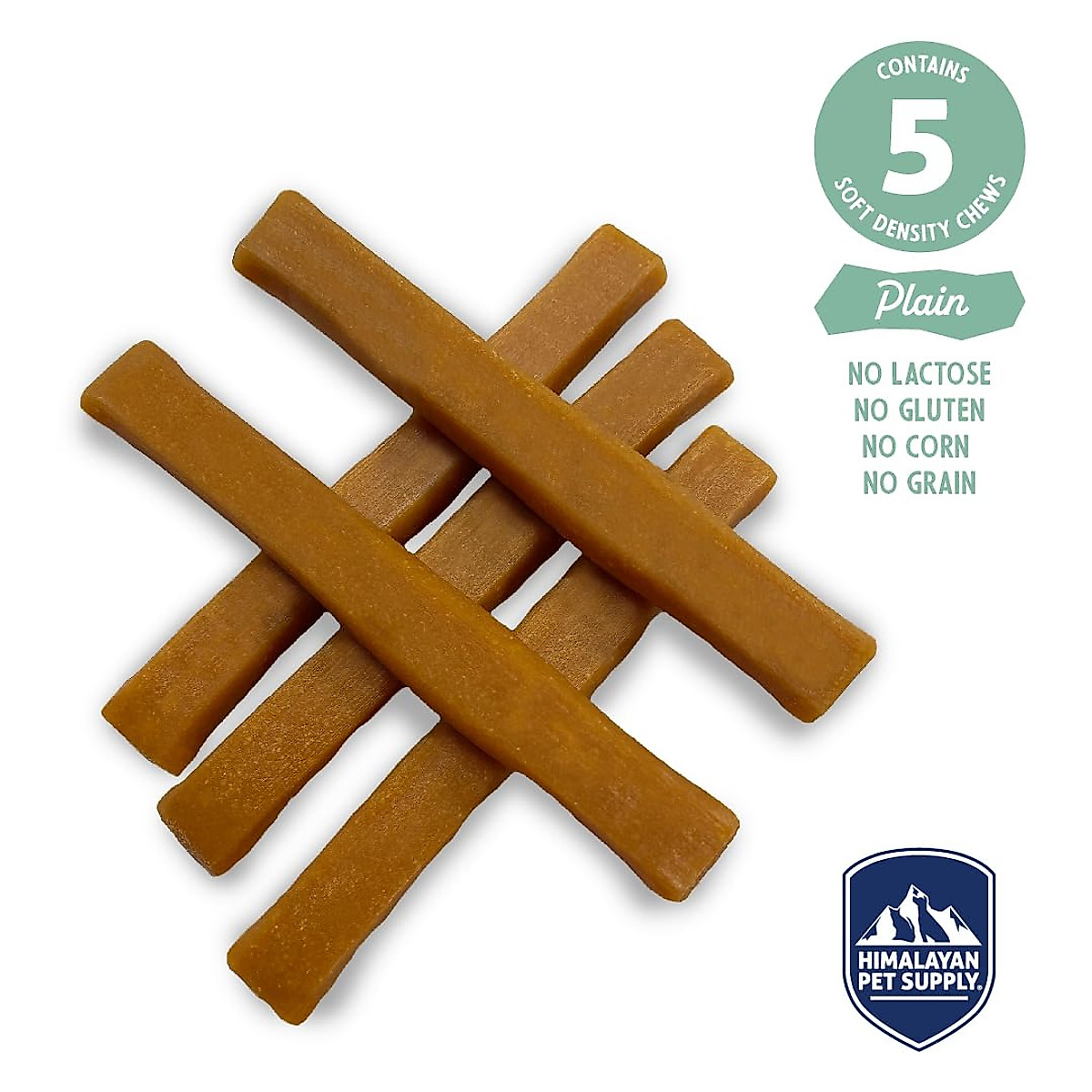 Yogurt Sticks | Prebiotic & Probiotics | Protein Rich - Lactose Free - Gluten Free - Corn Free - Grain Free | USA Made | for All Breeds | 5 pieces of Droolicious Yogurt Sticks | Yogurt Flavor