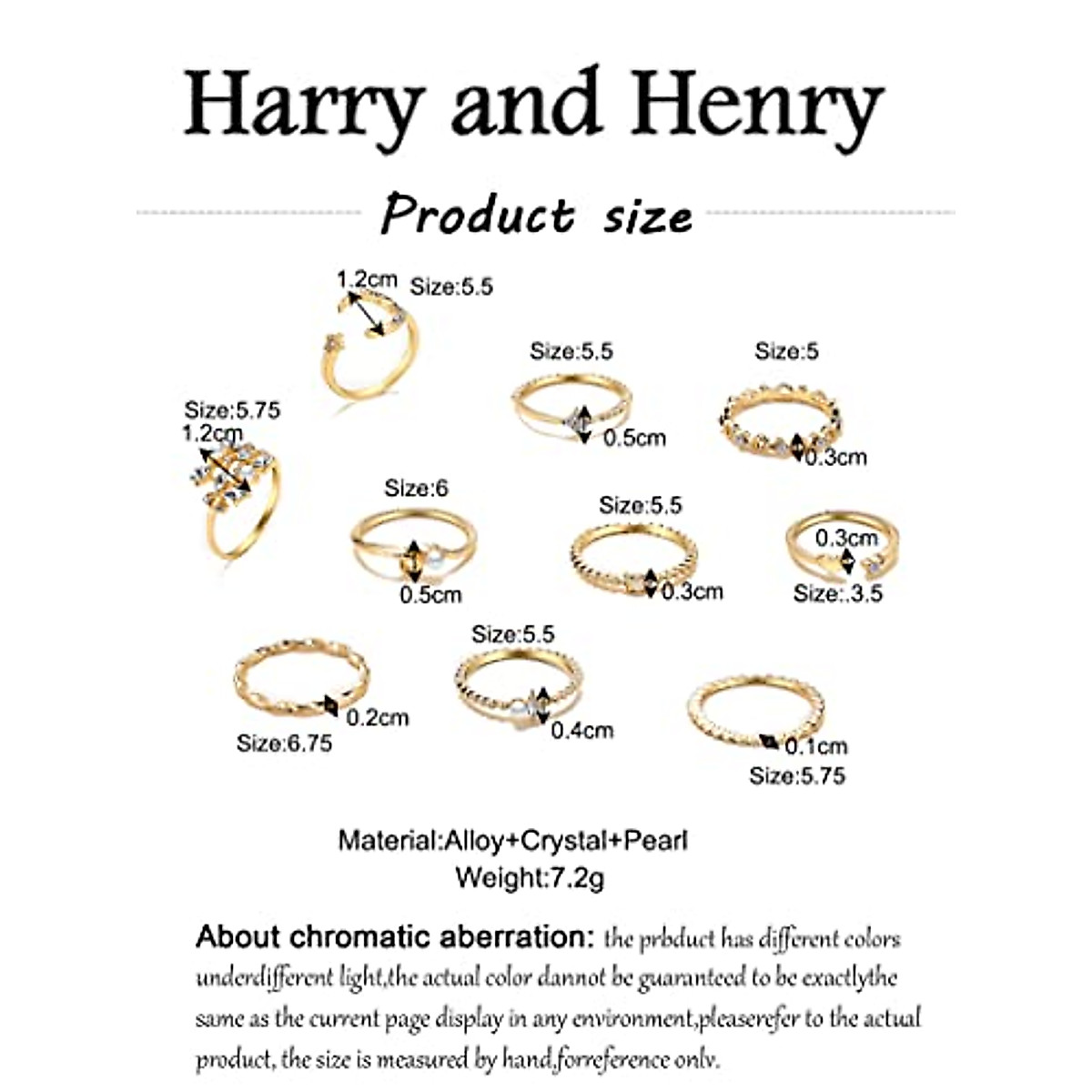 Harry and Henry Boho Gold Stacking Rings for Women Knuckle Rings for Teen Girl Gifts Trendy Stuff Simple Star Moon Flower Rings for Teen Girls Aesthetic Rings Gift for Teen Girls