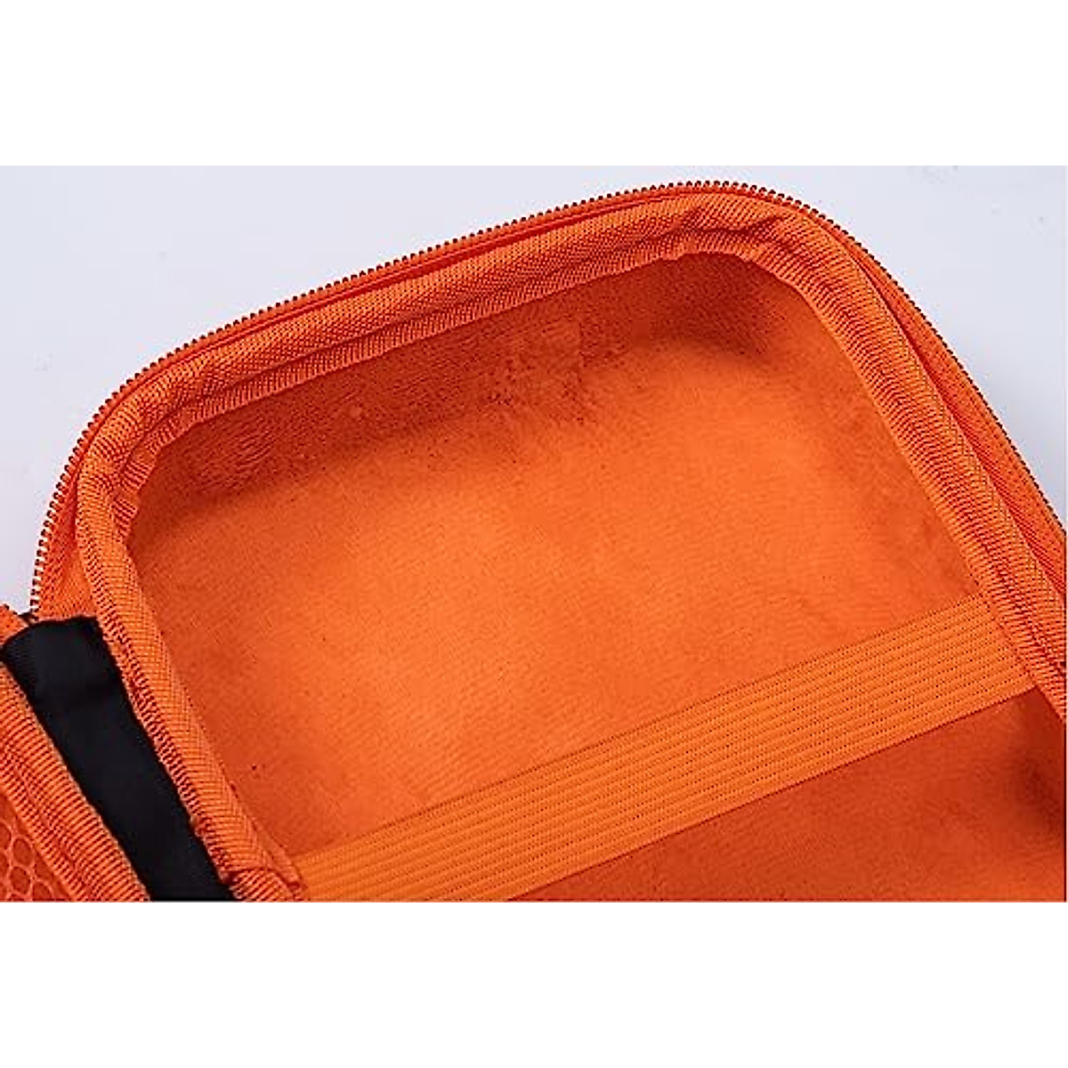 Phomemo Case 2023 Upgrade Version M110 M200 M221 Label Printer,M220 Thermal Label Maker, P3200 D1600 M04S Sticker Photo Printer Storage Holder Tape Paper Roll&USB Cable(Box Only)-Orange