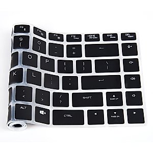 Keyboard Cover for Dell Alienware m15 R6 R7 R5 & Alienware m16 R1 R2, Alienware x15 R1 R2 & Alienware x17 R1 R2 & G16 7630 7620 Laptop, Alienware m16 R1 Keyboard Skin Protector - Black