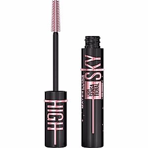 Maybelline Lash Sensational Sky High Washable Mascara Makeup, Volumizing, Lengthening, Defining, Curling, Multiplying, Buildable Formula, Cosmic Black, 1 Count
