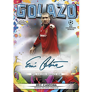2021-22 Topps UEFA Champions League Chrome Soccer Hobby Box (18 Packs/4 Cards: 1 Auto)