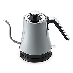 Gooseneck Electric Kettle, 1000W Fast Boiling Tea Kettle Electric with Auto Shut-Off, Boil-Dry Protection, Leak-Proof 304 Stainless Steel Electric Kettle Hot Water Kettle Electric for Pour-Over Coffee