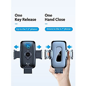 VICSEED Universal Car Phone Holder Mount [Ultimate Silicone Protection] Long Arm Suction Cup Phone Mount for Car Dashboard Windshield Vent Hands Free Cell Phone Holder Car Compatible with All Phones