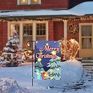 Seasonal Garden Flags Set Of 12 And Garden Flag Organizer, 12 x 18 inch Double Sided Yard Flags, 21 Pockets Of Flag Organizer. Puncture Resistant, Strong Metal Hook, Organizer Easy To See Through