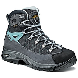 ASOLO Finder GV Hiking Boot - Women's Grey/Gunmetal/Pool Side 8