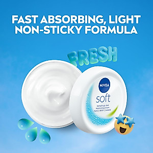 Nivea Soft Light Moisturising Cream | 300ml (10.14 Fl Oz)