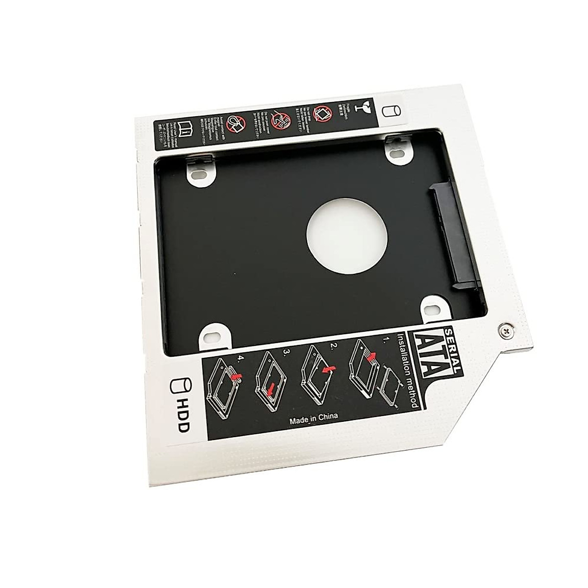 DY-tech 2nd SSD HDD Hard Drive Caddy for Dell Inspiron 15 3521 3537 5555 5558 5559 SU-208GB