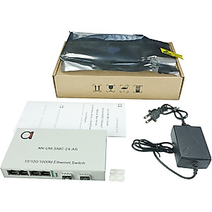 2 x Open SFP Slot + 4 x UTP Cat5e/Cat6 10/100/1000 Copper Ports - Gigabit Ethernet - Fiber Media Converter - Mini Switch - AutoSensing - SFP Slot Supporting Any Mini GBIC/SFP Gigabit Type